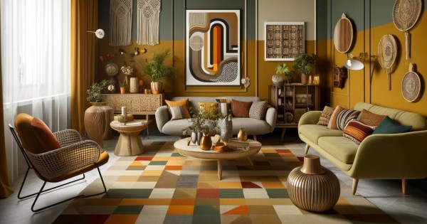 Έπιπλα, καναπές, διακόσμηση, 1970| Sofa.gr