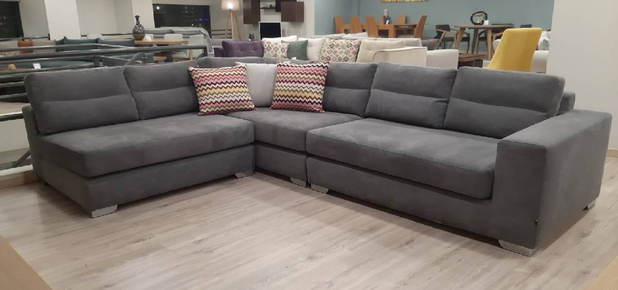 Γωνιακός καναπές Status Αμφίπλευρος - Ετοιμοπαράδοτος | Sofa.gr